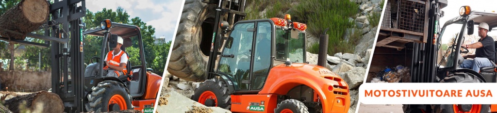 Motostivuitoare noi AUSA - Perfect pentru terenul accidentat 1500 kg
